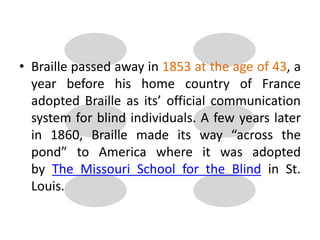 Introduction of braille | PPTX