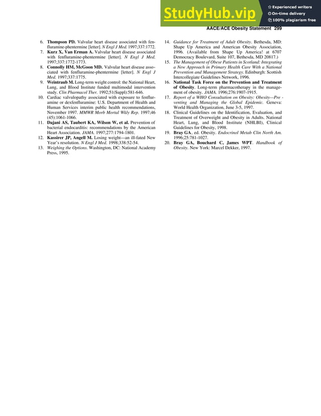 AACE ACE POSITION STATEMENT ON THE PREVENTION, DIAGNOSIS, AND TREATMENT ...