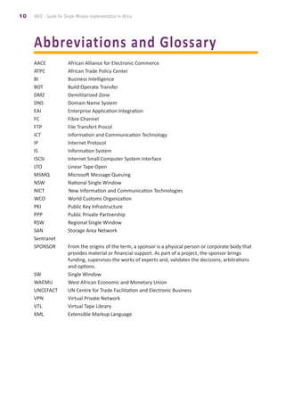 AAEC guidelines single_window 2013 | PDF