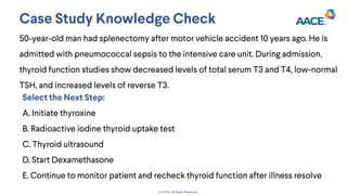 AACE HypothyroidismHypothyroidism. Slide -Pdf | PDF