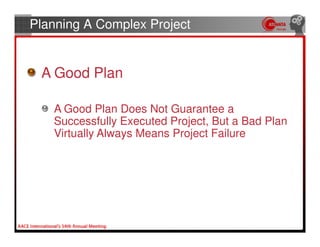 Planning A Complex Project | PPT