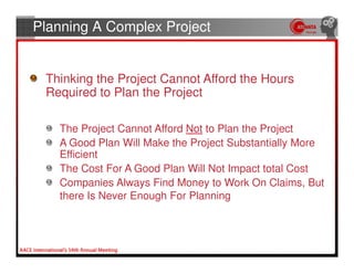 Planning A Complex Project | PPT