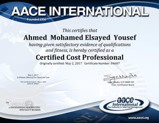 Aace id# 400651 ccp certificate | PDF