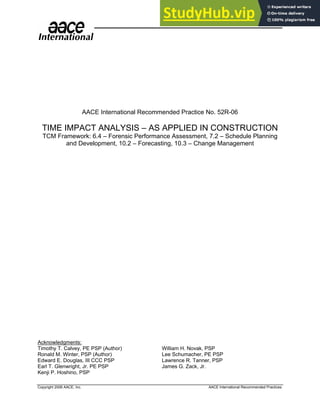 AACE Recommended Practice Time Impact Analysis 52R.pdf