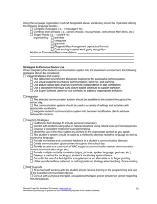 Aac evaluation protocol | PDF