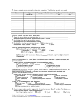 Aac evaluation protocol | PDF