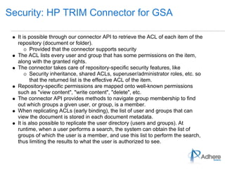 Indexing HP's Trim Context with the Google Search Appliance | PPT
