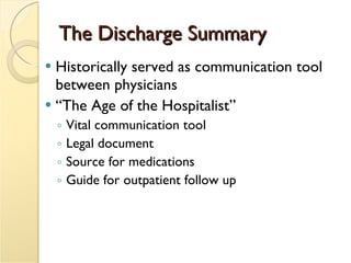 Improving Timeliness and Quality: Discharge Summaries Dictated by ...