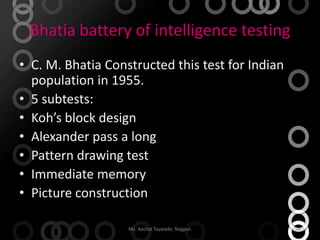 Intelligence testing | PPSX