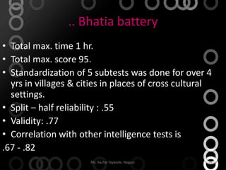 Intelligence testing | PPSX