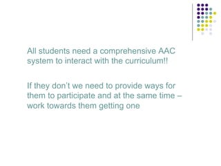 AAC & Literacy: In Partnership to Develop Language | PDF