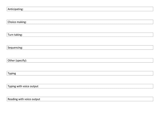 Aac observation schedule class draft 4 | DOC