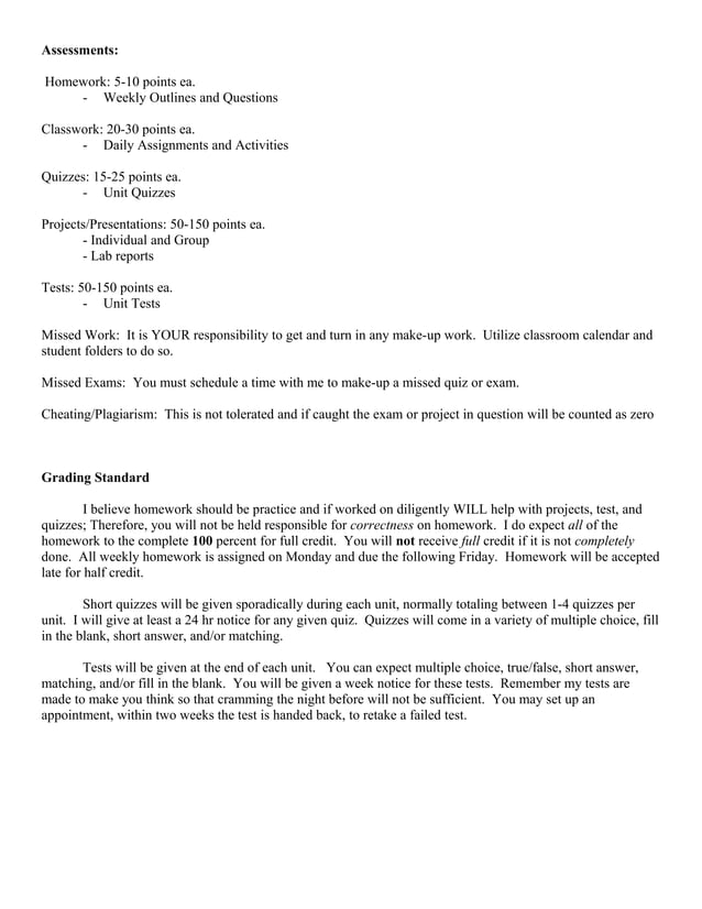 Aac physical science syllabus 2010-11 | PDF