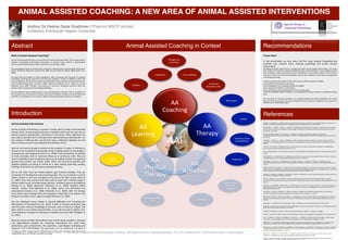 Animal Assisted Coaching | PDF