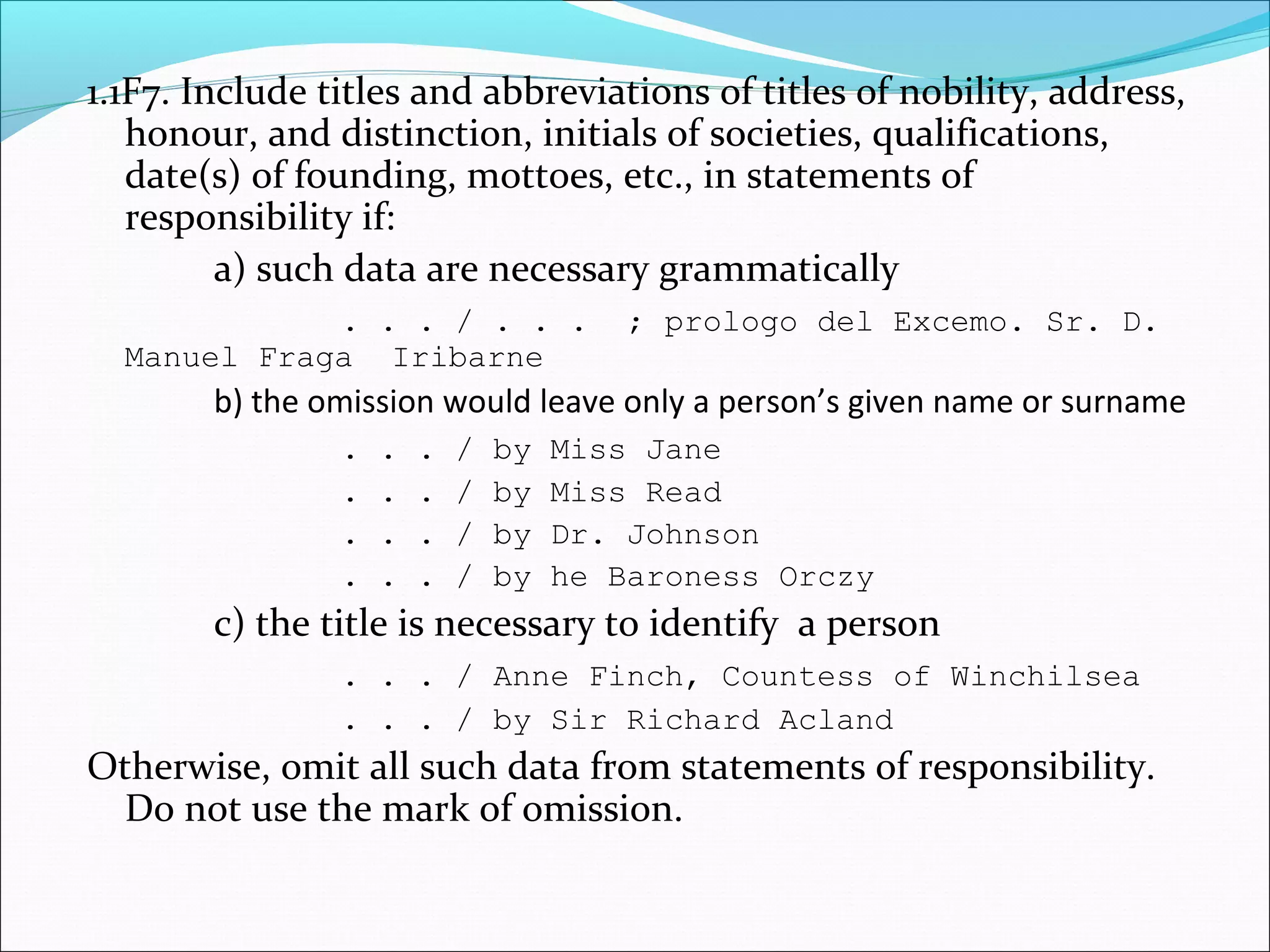 AACR2 8 Areas of Bibliographic Description | PPT