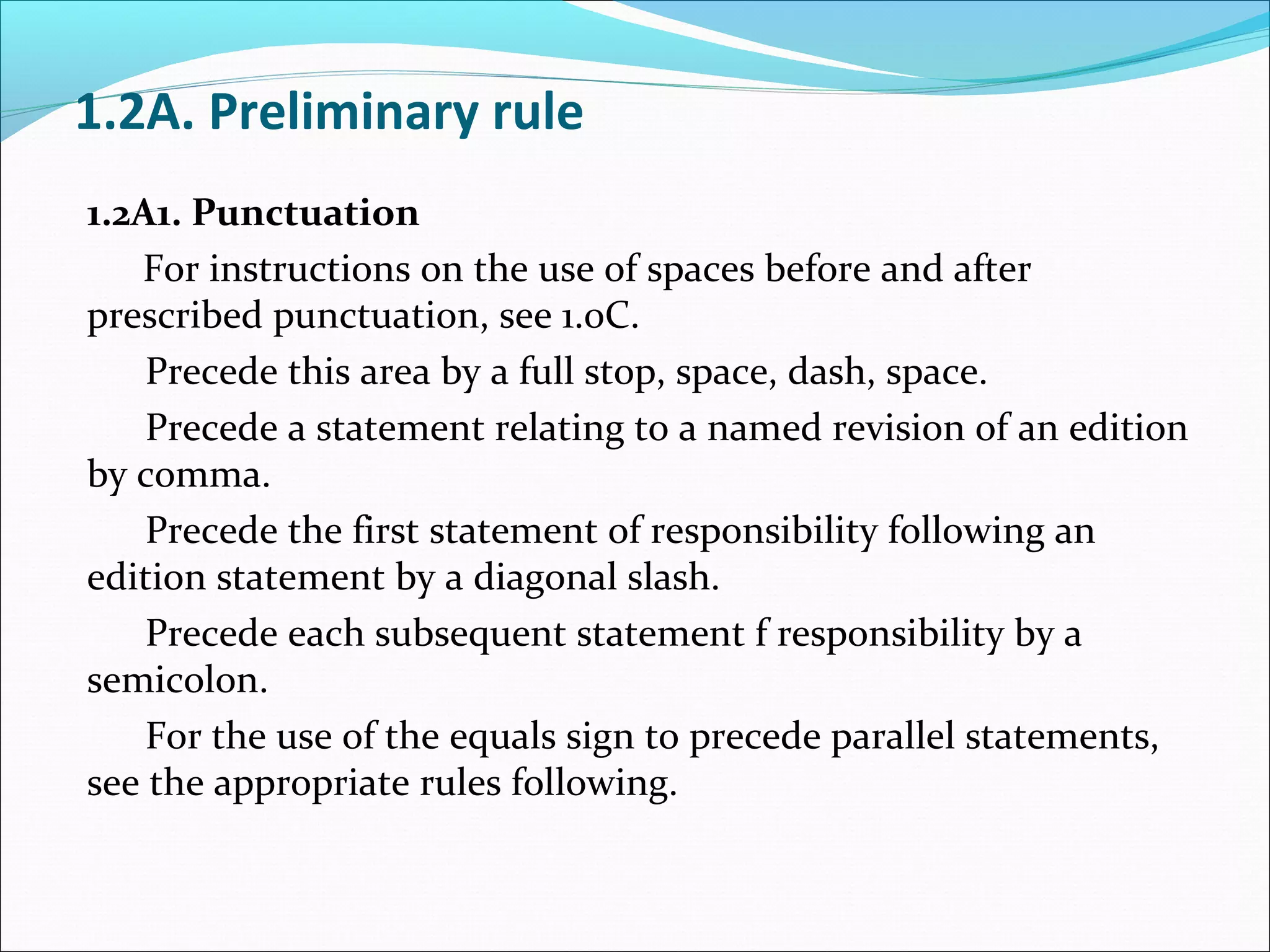AACR2 8 Areas of Bibliographic Description | PPT