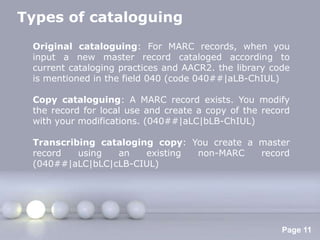 Anglo American Cataloging Rules 2nd Ed. - AACR2 | PPTX