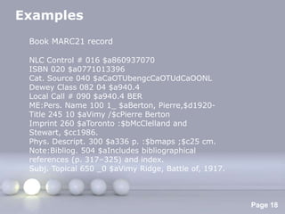 Anglo American Cataloging Rules 2nd Ed. - AACR2 | PPTX