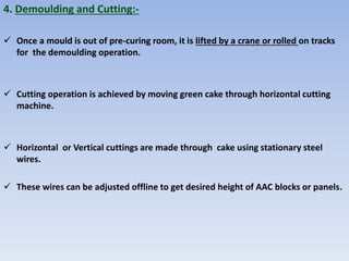 Auto-Claved concrete bricks(AAC) seminar ppt. | PPTX