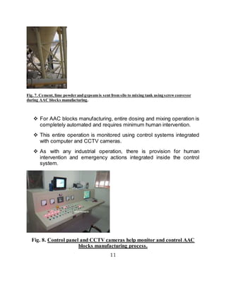 Autoclaved Aerated Concrete Bricks (AAC) Seminar Report. | DOCX