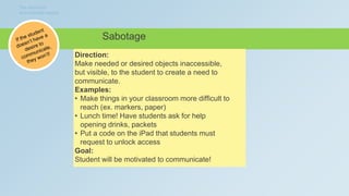 AAC Teaching Strategies | PDF