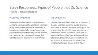 Scientist Spotlights: Science Identity and Educational Innovation in ...