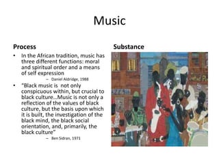 African American Culture: The Well We Draw From | PPTX