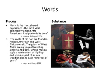 African American Culture: The Well We Draw From | PPTX