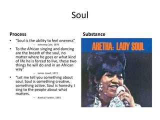 African American Culture: The Well We Draw From | PPTX