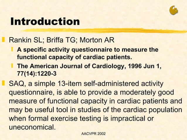 AACVPR 2002 Presentation | PPT