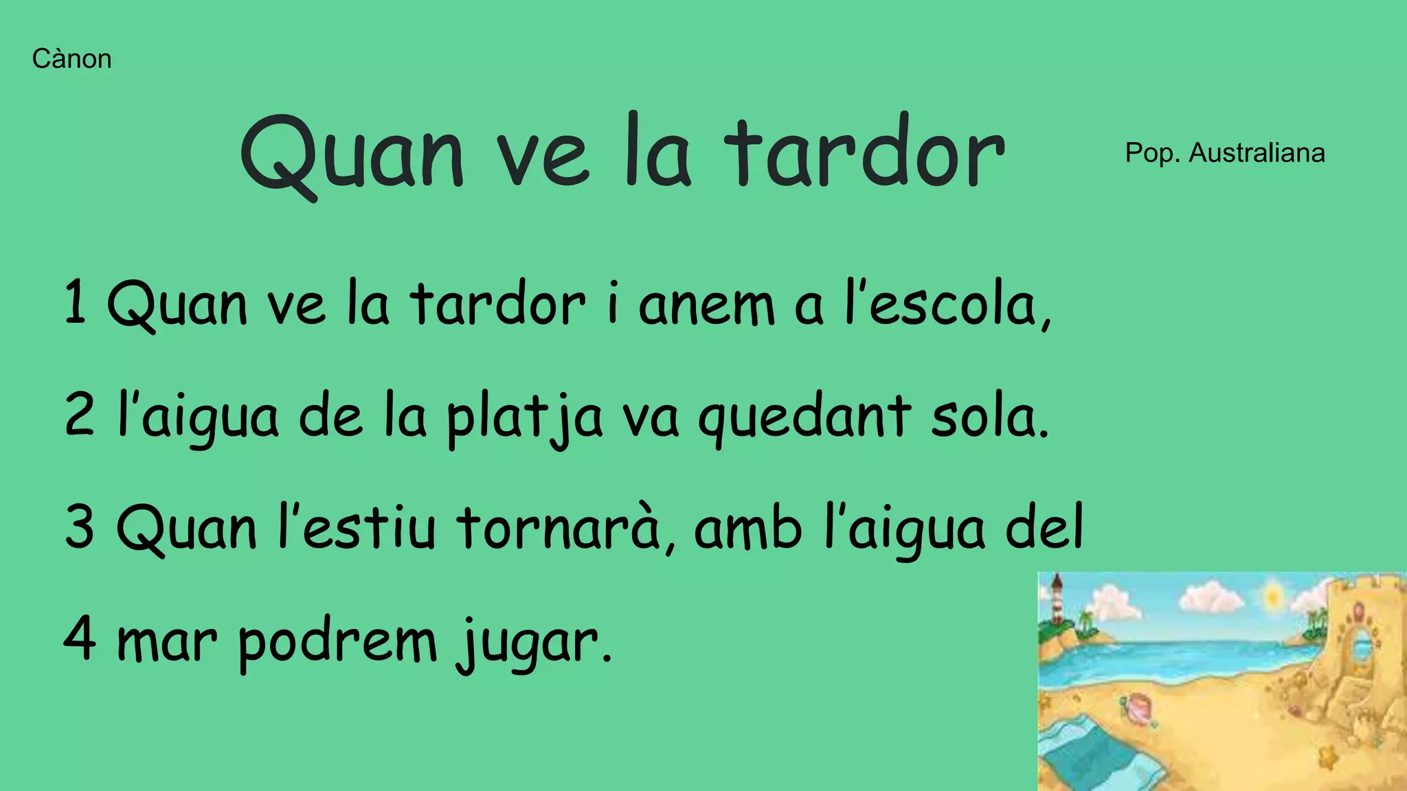 Quan ve la tardor | PPTX