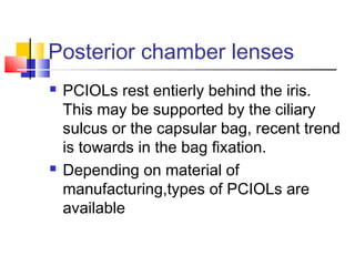 Optical rehabilitation or Correction of Aphakia | PPT | Eye and Vision ...