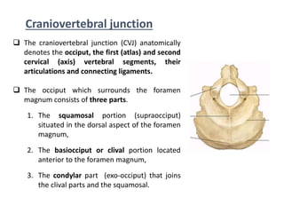 Imaging Cervico-vertebral junction: AAD with BI .pptx