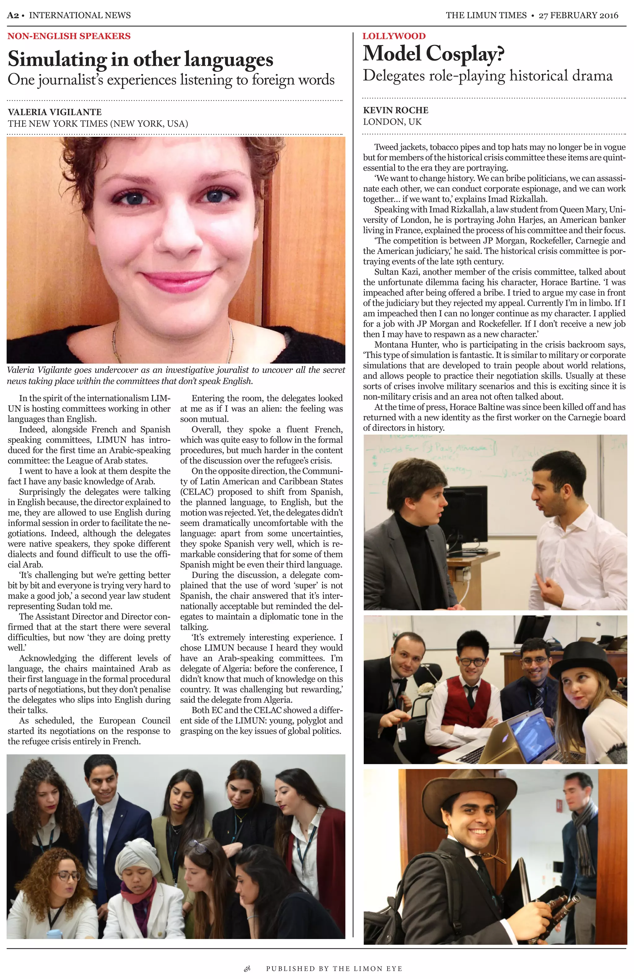The LIMUN Times - 2nd Edition | PDF