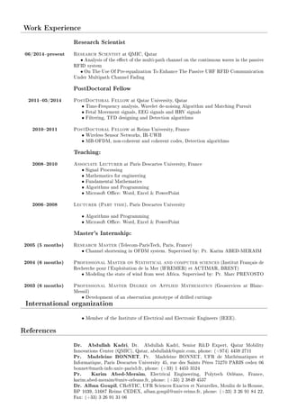 CV Taoufikenglish | PDF