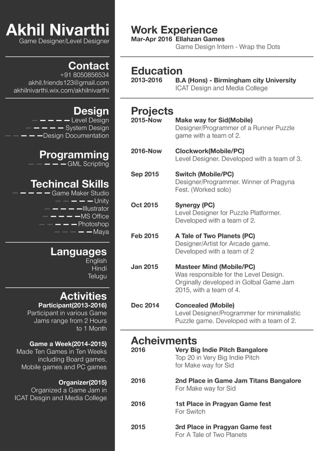 Resume Akhil Nivarthi | PDF