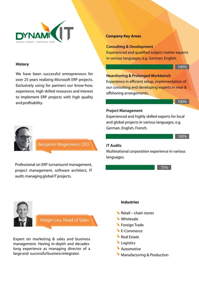 Dynamix IT GmbH - Company Profile - EN-US DINA4 - Email | PDF