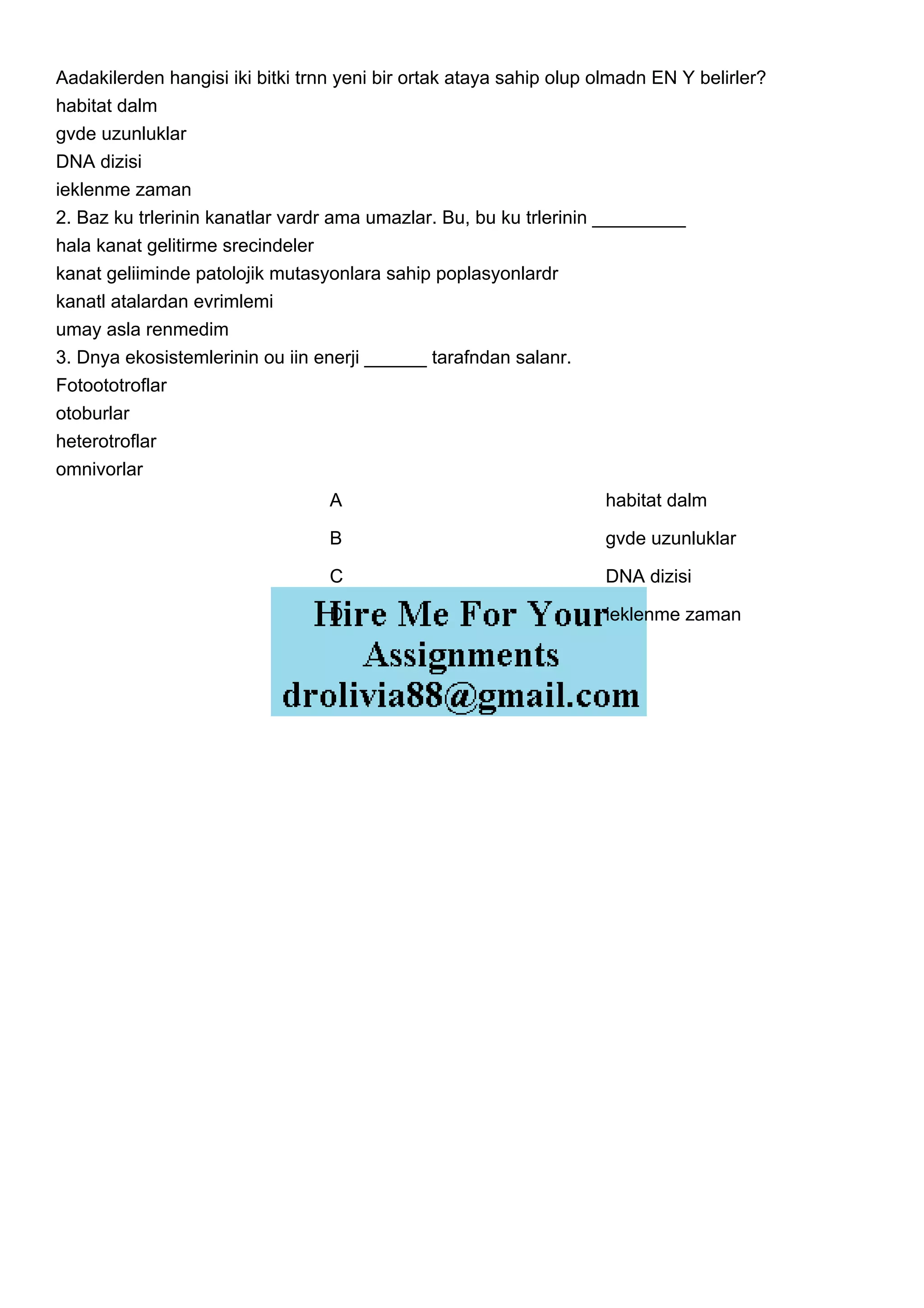 Aadakilerden hangisi iki bitki trnn yeni bir ortak ataya .pdf