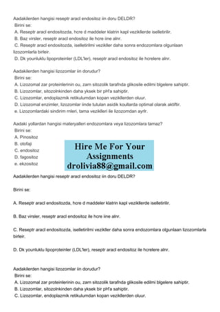 Aadakilerden hangisi reseptr aracl endositoz iin doru DELD.pdf