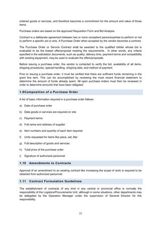 Aada procurement and logistics_rules_and_regulations final oct 11 rs | PDF