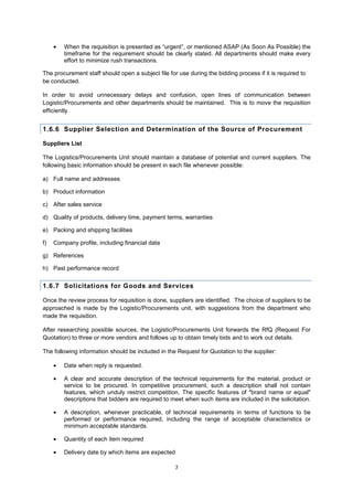 Aada procurement and logistics_rules_and_regulations final oct 11 rs | PDF