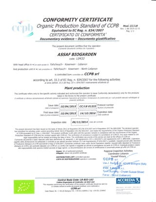 conformity certificate CCPB 2016 | PDF