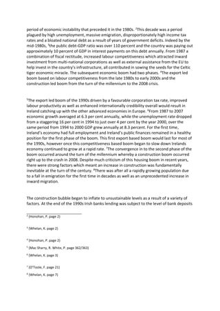 Irish economic crisis paper-11538777 | PDF