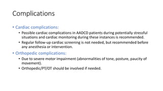 AADC presentation (Neurotransmitter disorder) | PPTX