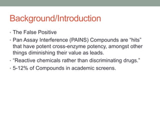 PAINS Filter Tool | PPTX