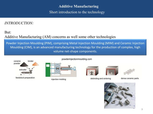 Additive manufacturing 3D Printing technology | PPTX
