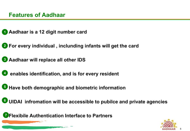Aadhaar | PPTX