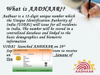practical risks in aadhaar project and measures to overcome them | PPT