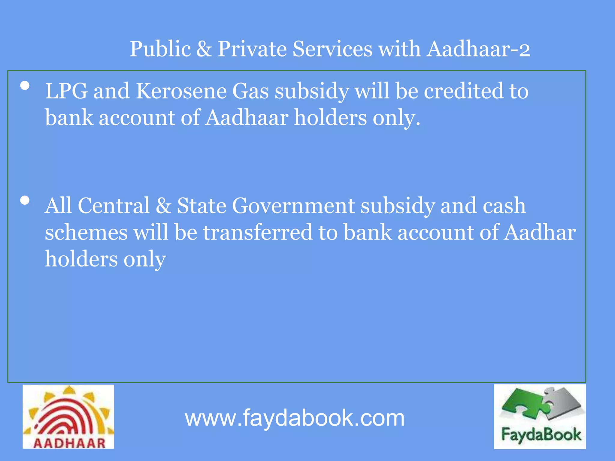 Aadhaar- complete guide to get your card | PPTX