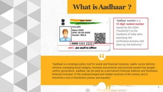 Aadhaar Act Presentation | PDF